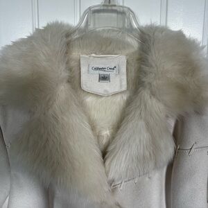 Coldwater Creek | Jackets & Coats | Cold Water Creek White Faux Suede ...